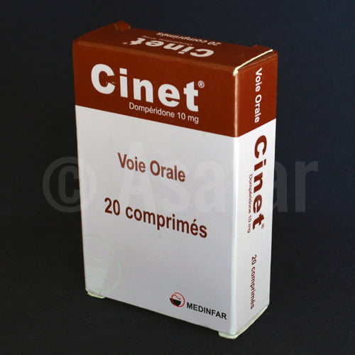 CINET, 10 mg, 20 cp séc – Fiche médicament