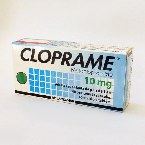 CLOPRAME, 10 mg, 40 cp – Fiche médicament