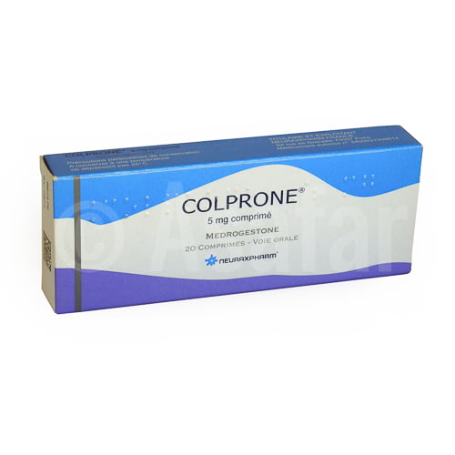 COLPRONE, 5 mg, 20 cp – Fiche médicament