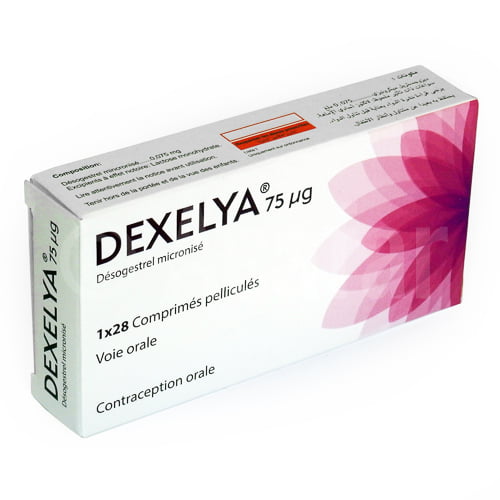 DEXELYA, 75 µg, 28 cp pellic – Fiche médicament