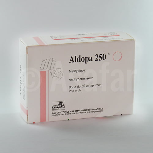 ALDOPA, 250 mg, 30 cp – Fiche médicament