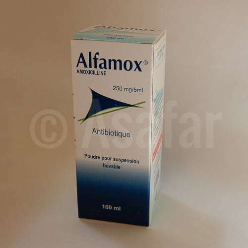 ALFAMOX, 250 mg, 1 flac 100 ml – Fiche médicament