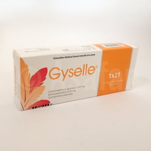 GYSELLE, 2 mg / 0.03 mg, 21 cp pellic – Fiche médicament