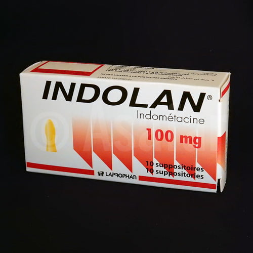 INDOLAN, 100 mg, 10 suppo – Fiche médicament
