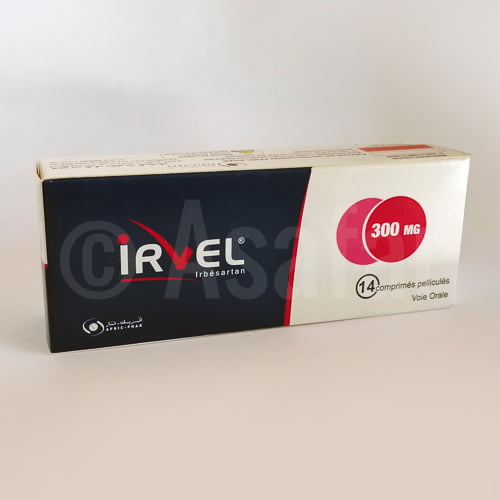 IRVEL, 300 mg, 14 cp pellic séc – Fiche médicament