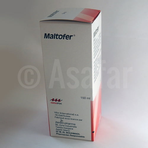 MALTOFER, 50 mg, solution buvable, boîte d’un flacon de 150 ml