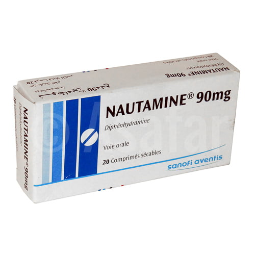 NAUTAMINE, 90 mg, 20 cp séc – Fiche médicament