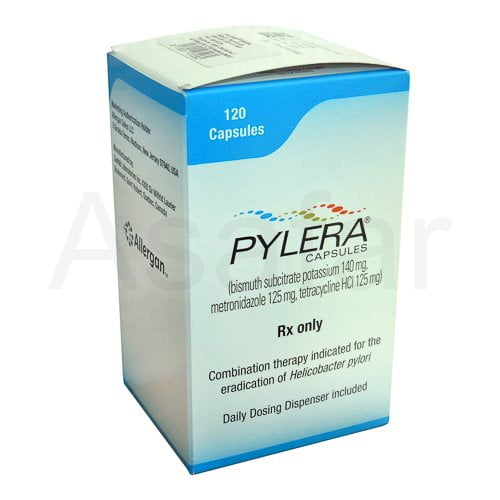 PYLERA, 140 mg / 125 mg / 125 mg, 1 flac 120 gél – Fiche médicament