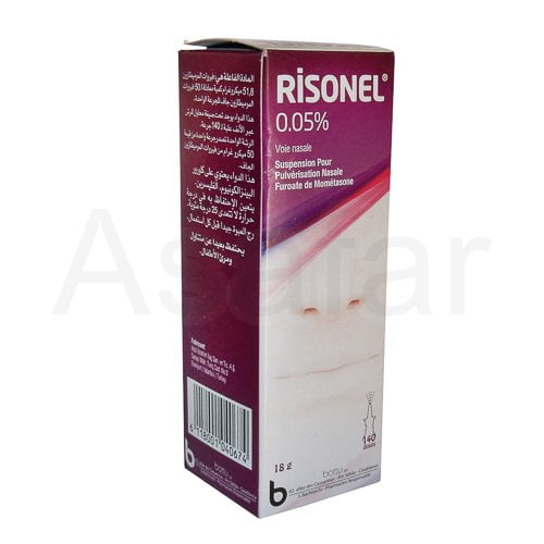 RISONEL 0,05%, 50 microg, 1 flac 140 doses – Fiche médicament
