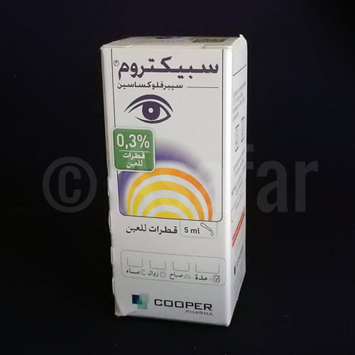 SPECTRUM 0,3% COLLYRE, 3 mg, 1 flac collyre 5 ml – Fiche médicament