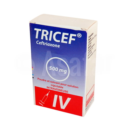 TRICEF IV, 500 mg, 1 flac – Fiche médicament