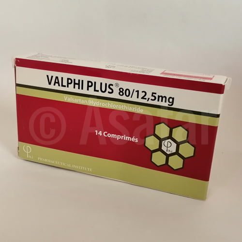 VALPHI PLUS, 80 mg / 12,5 mg, 14 cp pellic – Fiche médicament