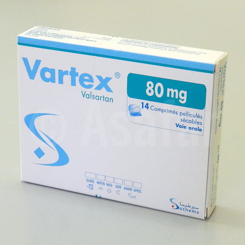 VARTEX, 80 mg, 14 cp pellic séc – Fiche médicament
