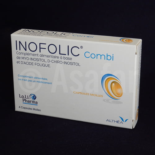 INOFOLIC COMBI, 1127,6 mg / 400 microg, 30 caps molles – Fiche médicament