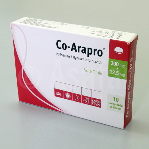 CO-ARAPRO, 300 mg / 12,5 mg, 10 cp pellic – Fiche médicament