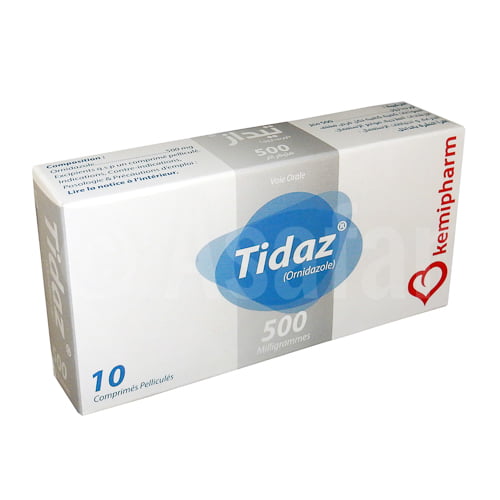 TIDAZ, 500 mg, 10 cp pellic – Fiche médicament
